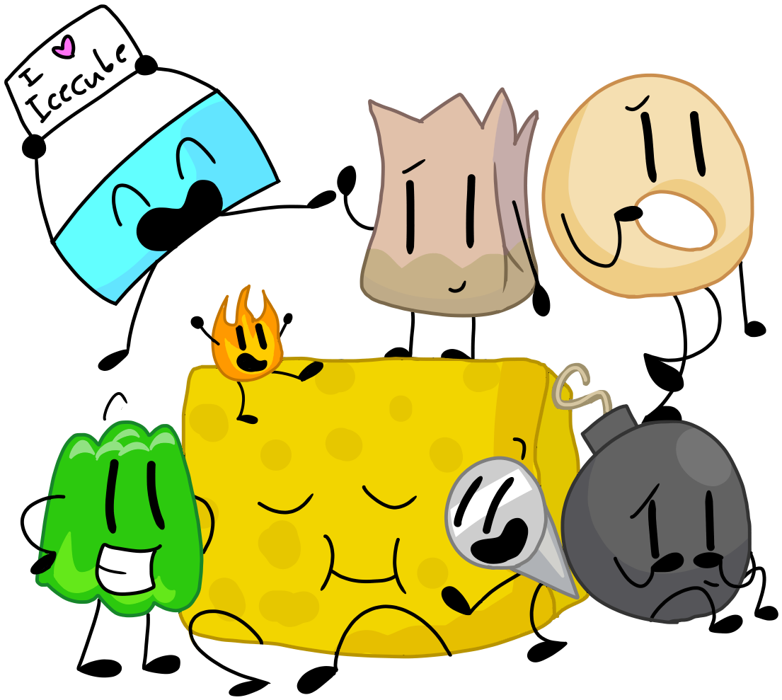 Download Team Ice Cube Bfdi Clipart , Png Download - Bfb Team Ice Cube ...