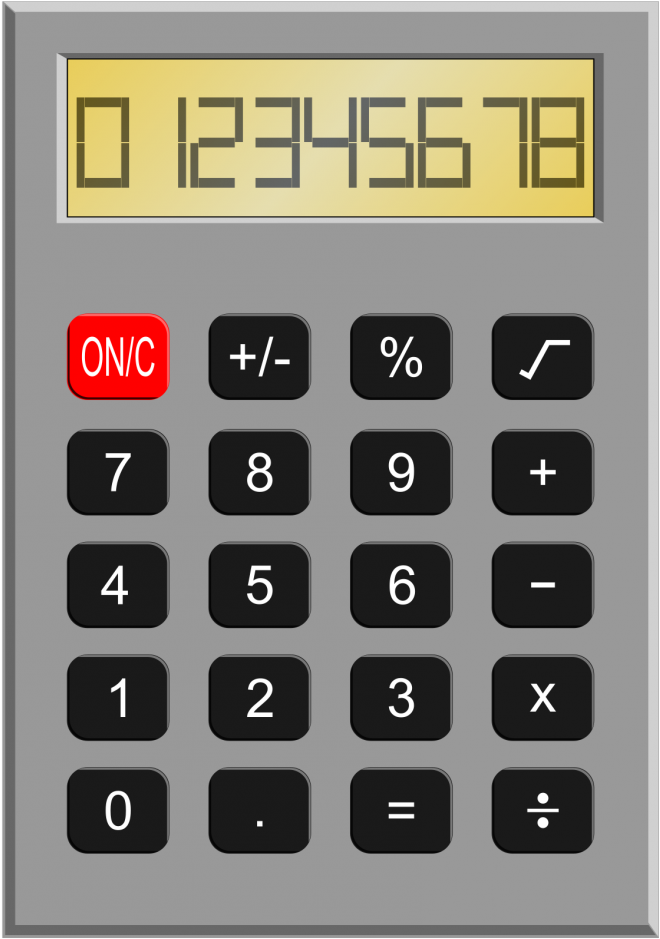 Download Old Calculator - Casio Fx 100c - ClipartKey
