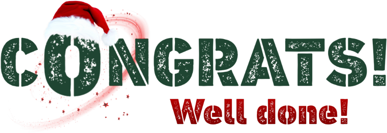 Download Congrats Welldone Freetoedit - Graphic Design - ClipartKey