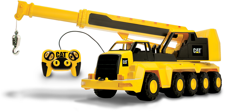 Download Cat Wired Remote Control 10 Wheel Crane Toy - ClipartKey
