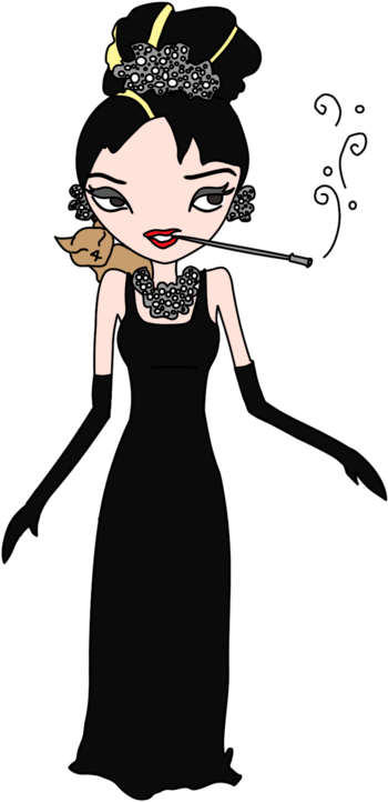 Download Audrey Hepburn Chibi - ClipartKey