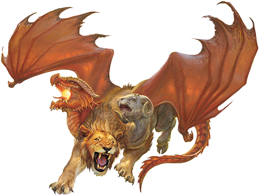 Download Chimera Png Transparent Images - Chimera Dnd - ClipartKey