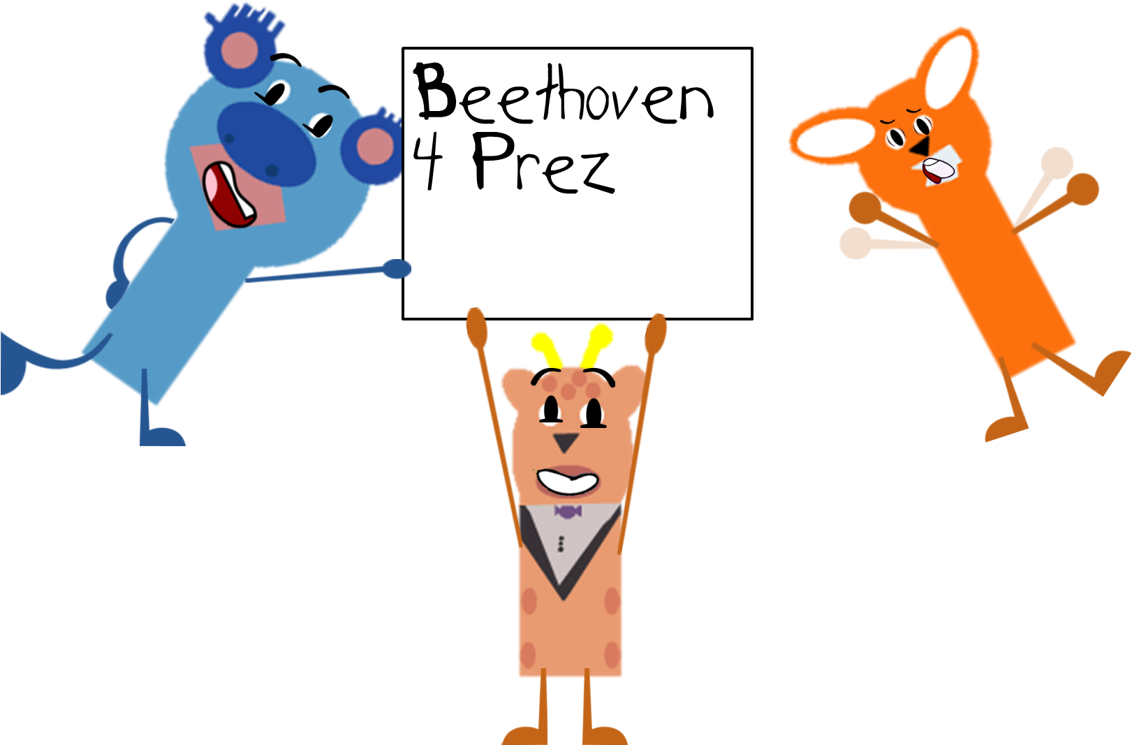 Download Goanimate Characters Png - Cartoon - ClipartKey