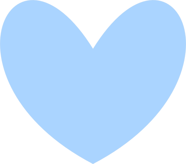 Download Solid Blue Heart Svg Clip Arts - Heart - ClipartKey