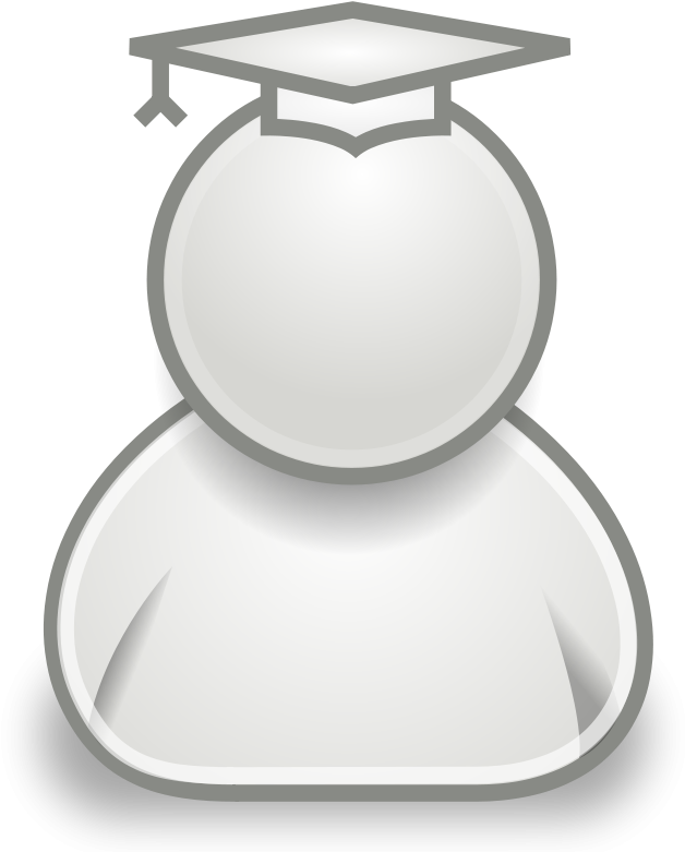 Download Student - Toga Wisuda Vector Hitam Putih - ClipartKey