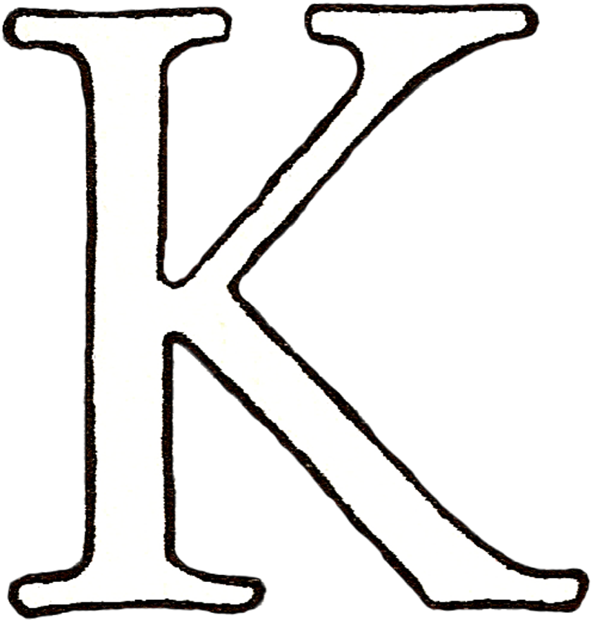 Download Transparent K Block Letter - Letter K Transparent Background ...