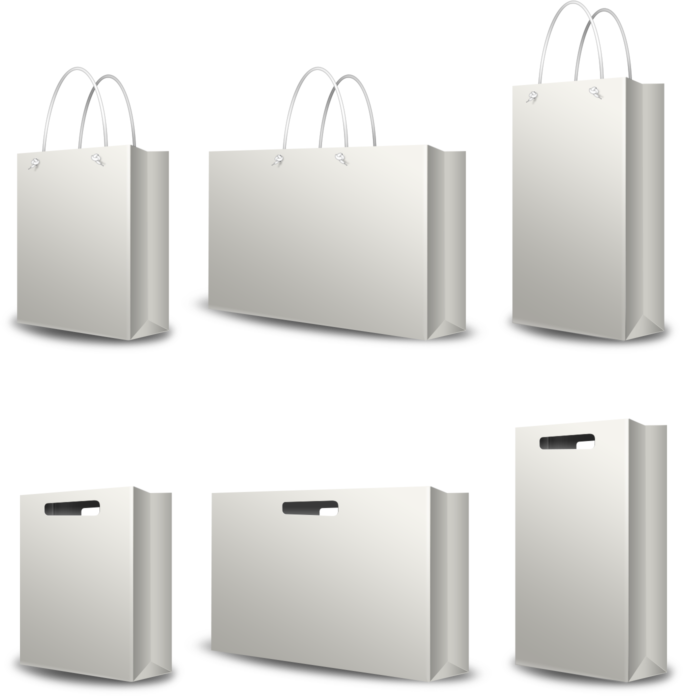 Download Clip Art Paper Bags Template - Plastic Gift Bag Mockup ...