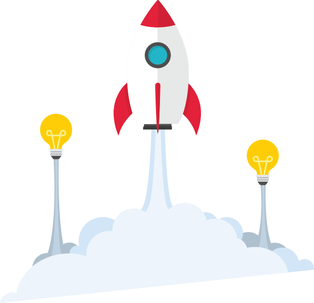 Download Clip Art Animated Business - Skyrocket Cartoon - ClipartKey