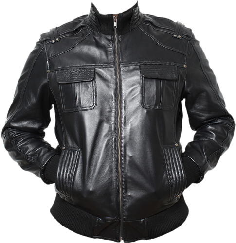 Download Leather Jacket Clothing Fashion - Leather Jacket Men Png ...
