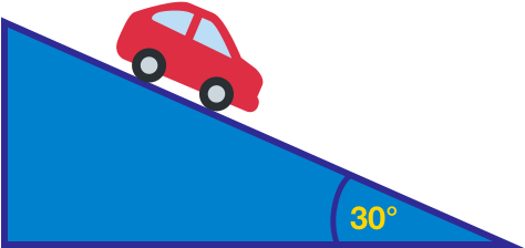 Download Slop - Car On Inclined Plane - ClipartKey