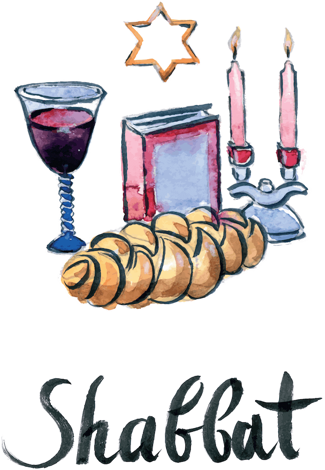 Download Transparent Shabbat Clipart - ClipartKey