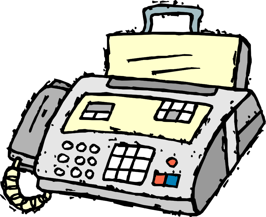 Download Fax 04 Svg Clip Arts - Fax Machine Clip Art - ClipartKey