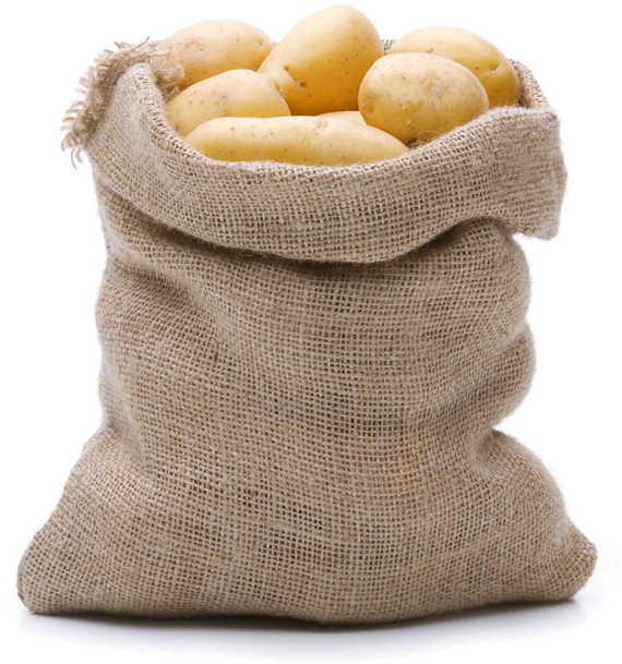 Download Sack Of Potatoes Png - ClipartKey