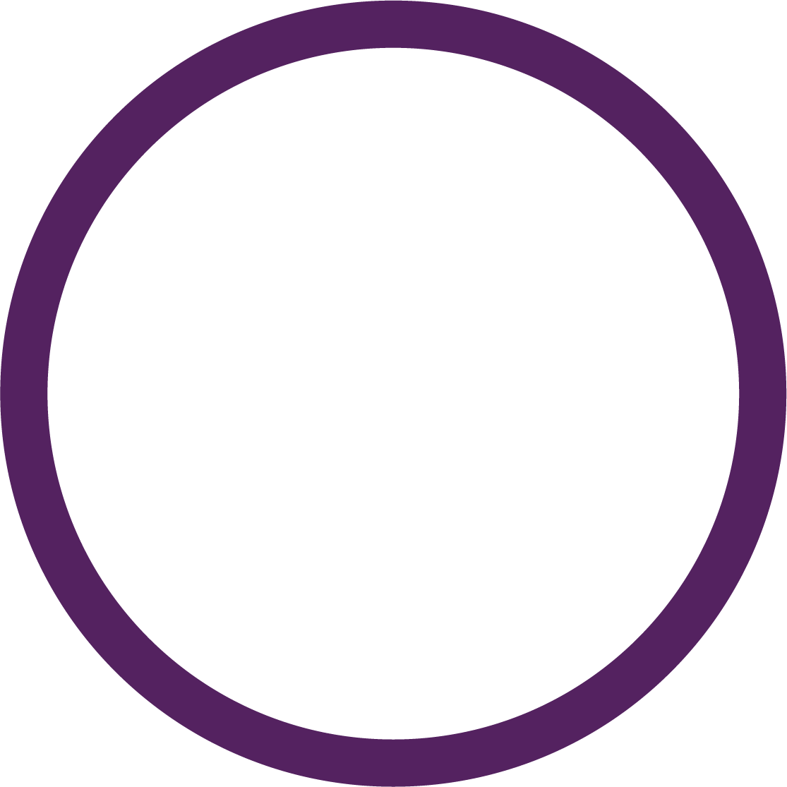 Download Diana Pauciullo - Purple Circle Outline Transparent - ClipartKey