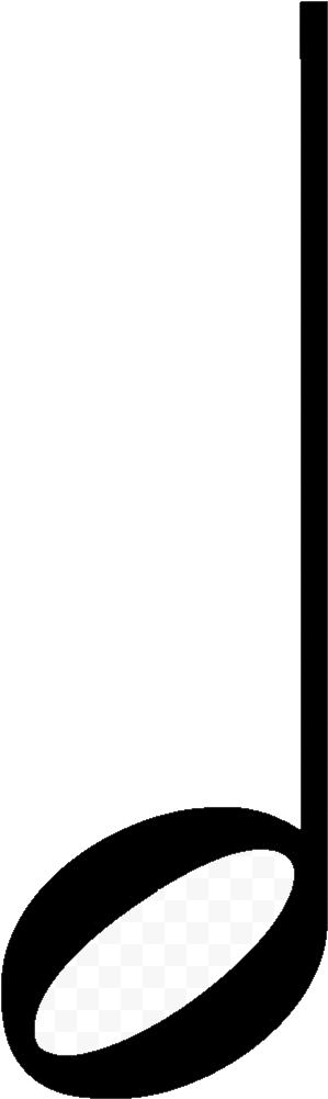 Download Note Half Music Clipart Transparent Png - Half Note Png ...