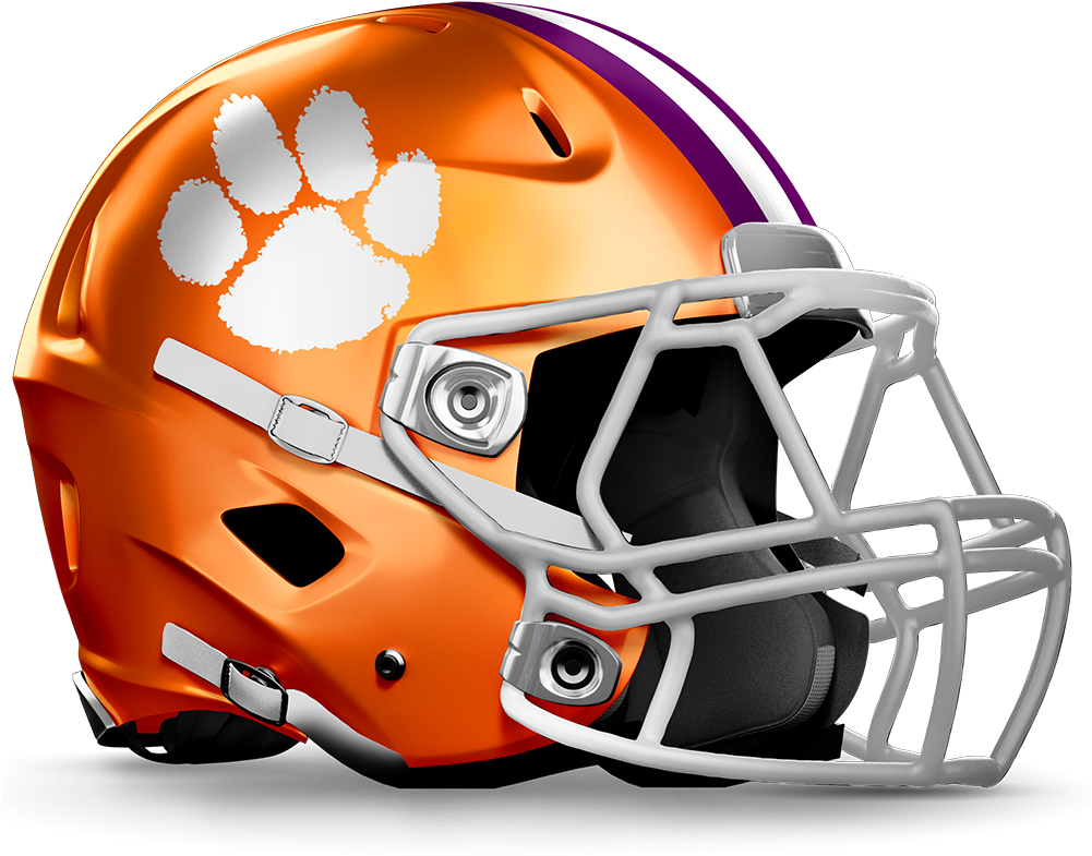 Download Clemson Helmet Png - Central Michigan Football Helmet - ClipartKey