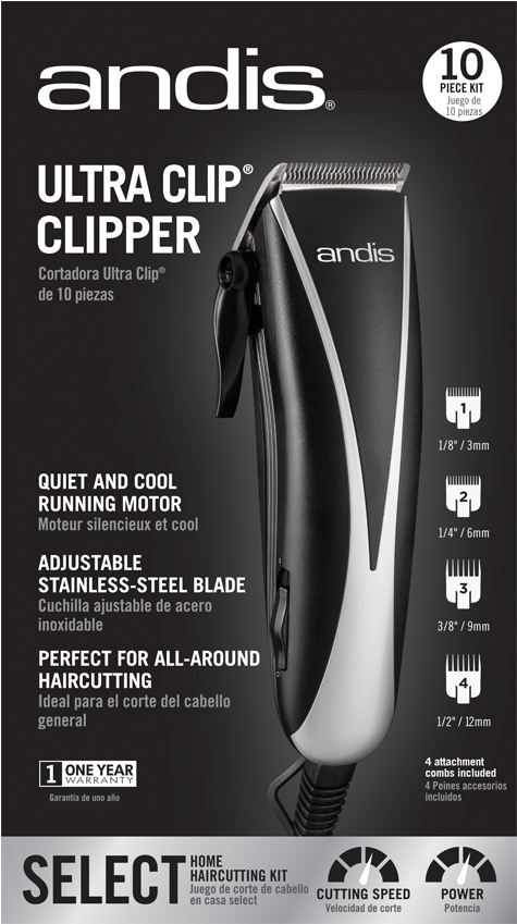 Download Andis Ultra Clip Clippers - ClipartKey
