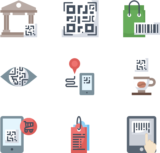 Download Qr Code Label Icon Png - ClipartKey