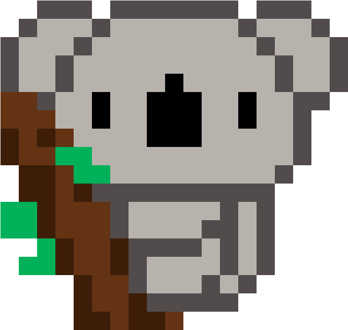 Download Koala Pixel Art - ClipartKey