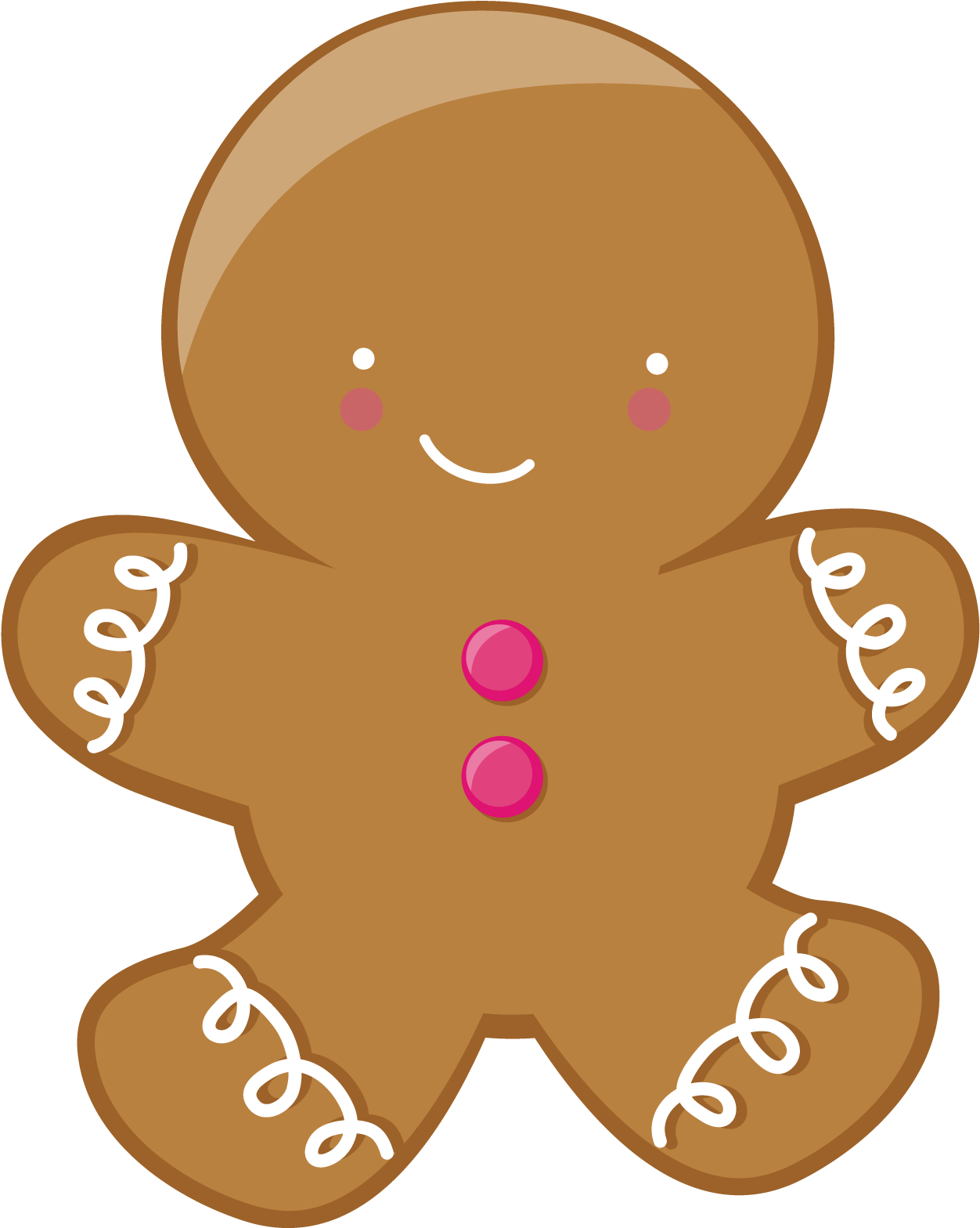 Download Gingerbread Man Clipart Boy Girl - Gingerbread Kid - ClipartKey