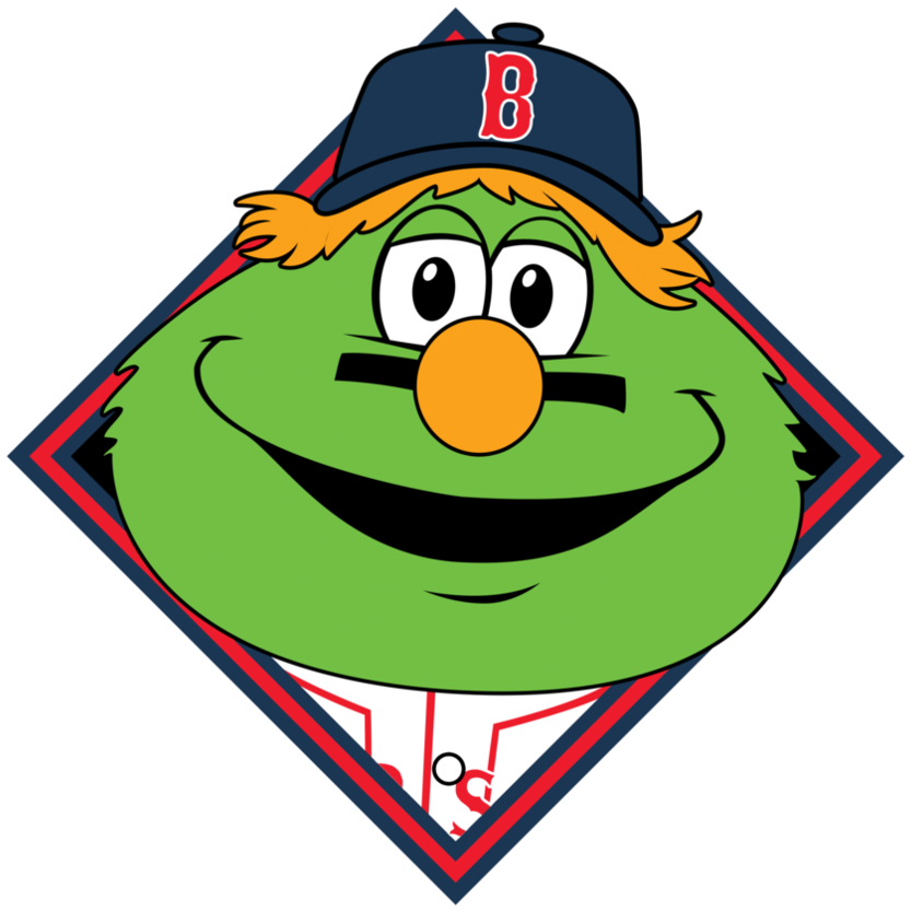 Download Baseball Clipart Red Sox - Wally The Green Monster Cartoon ...
