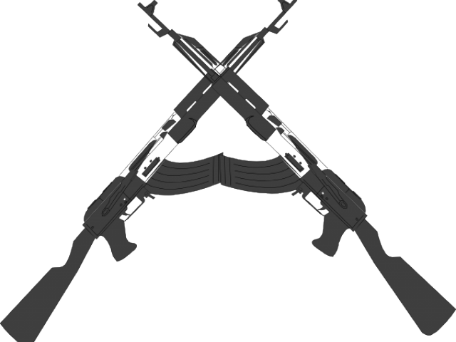 Download Machine Gun Clipart Pistol - Guns Coat Of Arms - ClipartKey