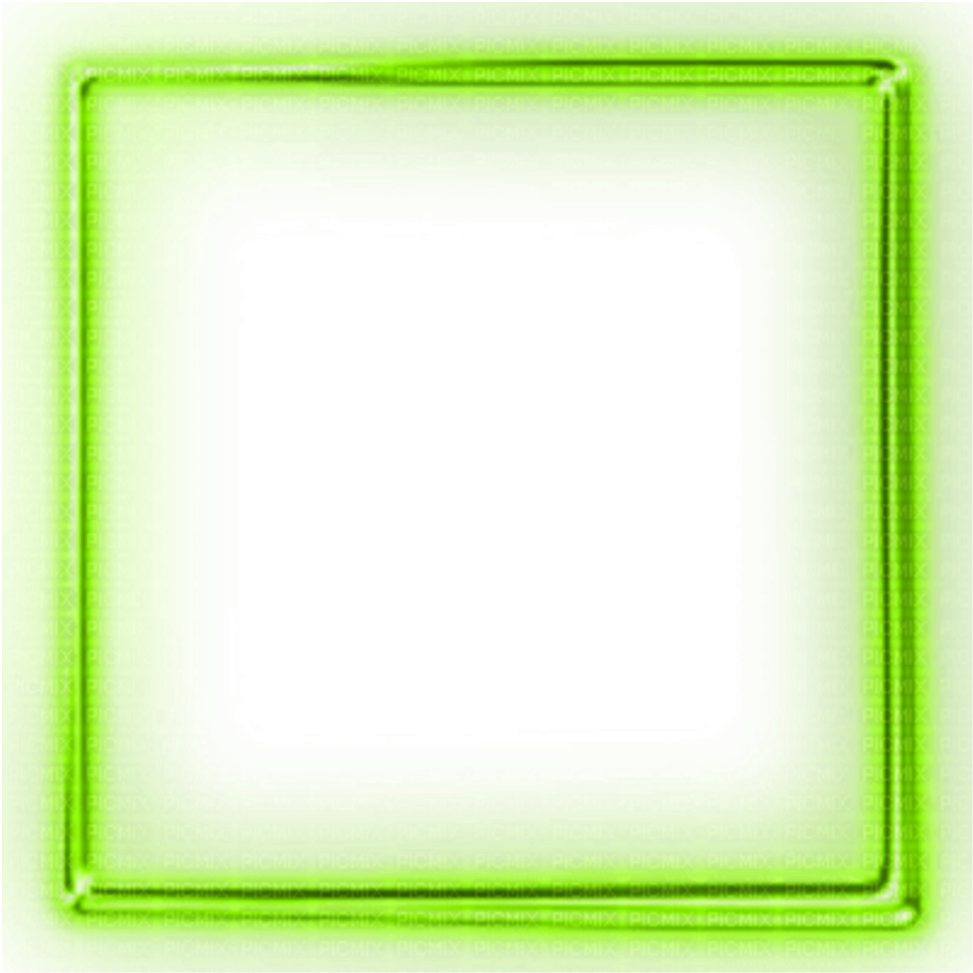Download Green Neon Square Png - ClipartKey