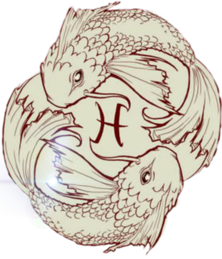 Download #zodiac Signs #for My Cousin - Pisces Koi Fish - ClipartKey