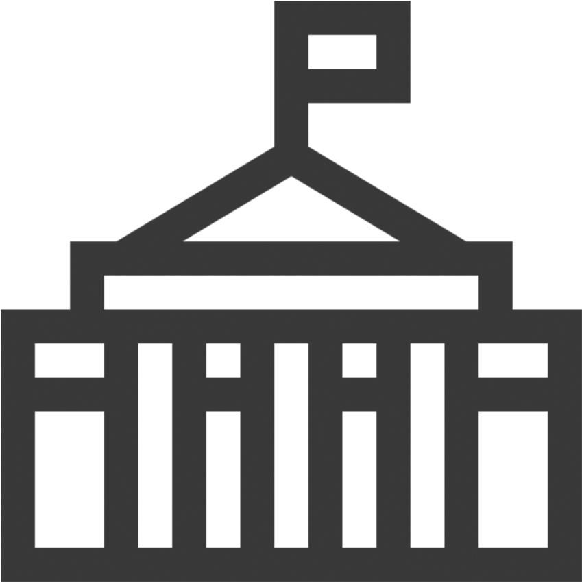 Download Image - Executive Branch House Icon - ClipartKey