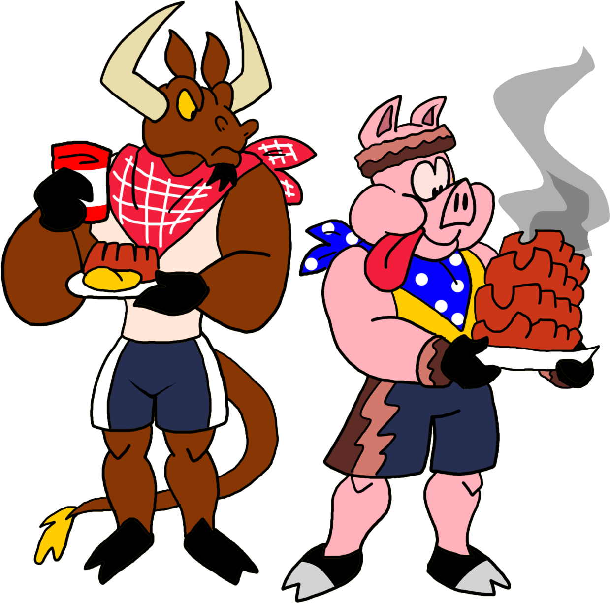 Download Rib Ruckus" Class="img Responsive True Size - Cartoon - ClipartKey