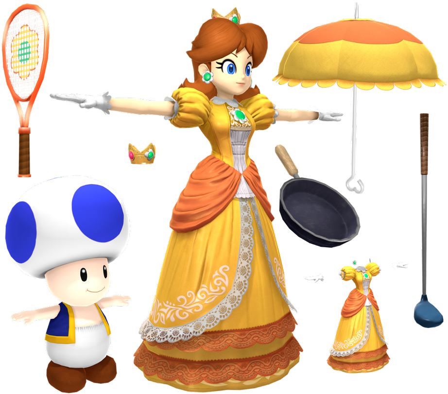 Download Super Smash Bros Ultimate Daisy - ClipartKey