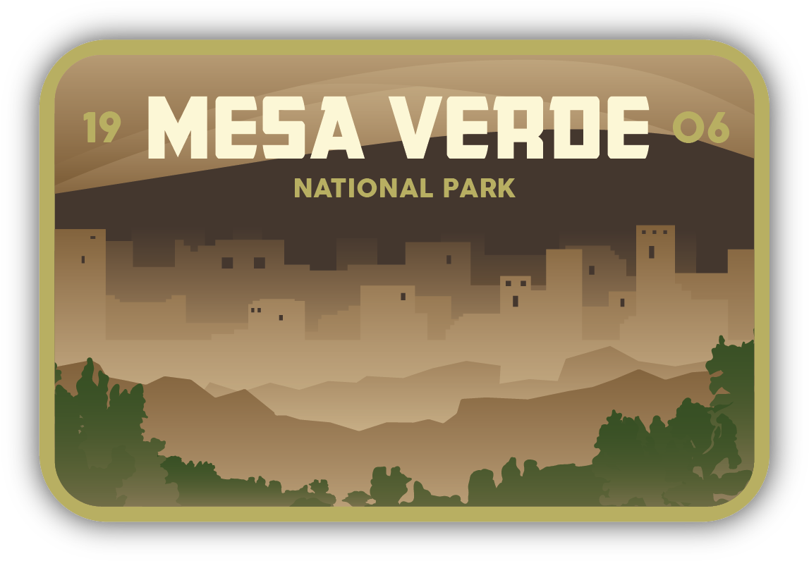 Download Mesa Verde National Park Sticker - Army - ClipartKey
