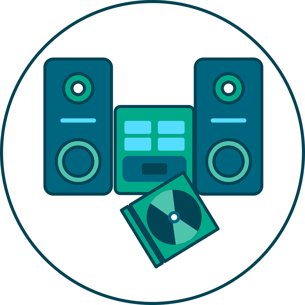 Download Transparent Cd Vector Png - Cd Player - ClipartKey