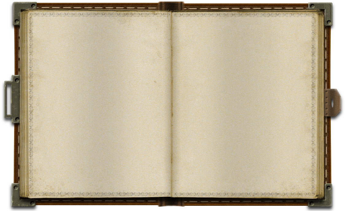 Download Transparent Book Template Png - Open Spell Book Png - ClipartKey