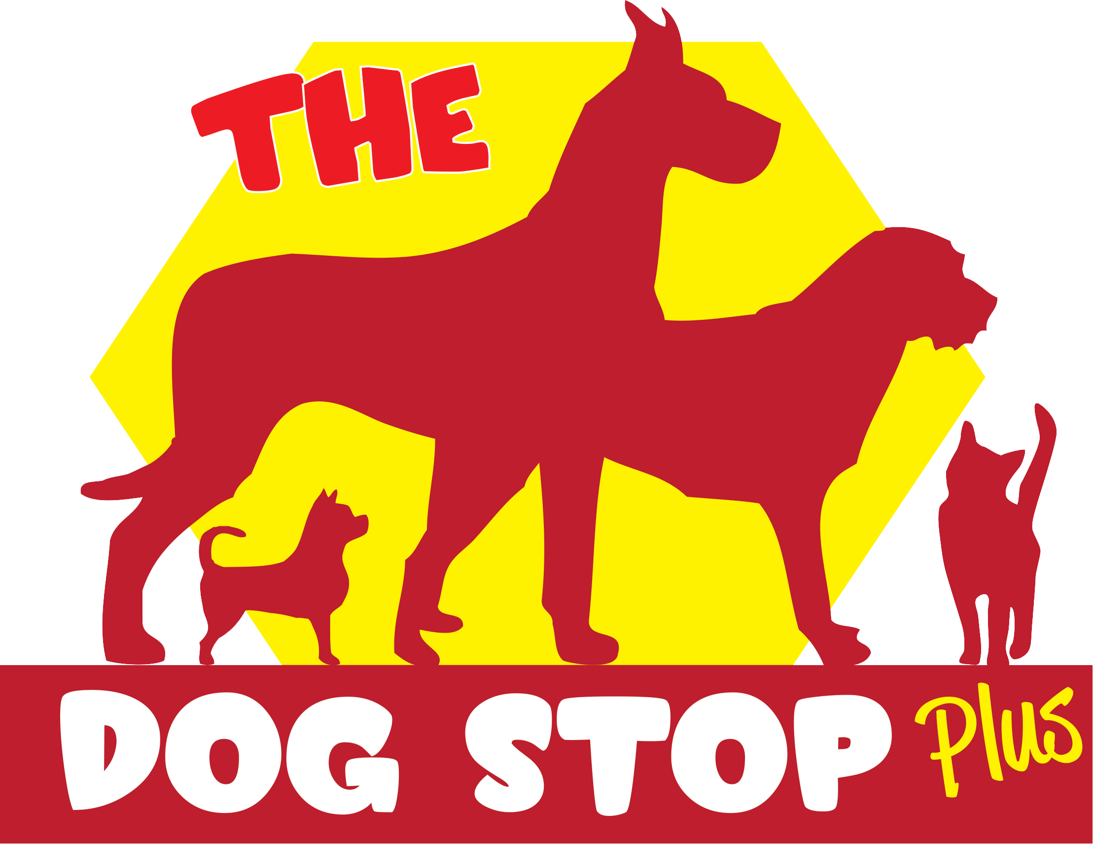 Download The Dog Stop Plus Logo - Dog Stop Logo - ClipartKey