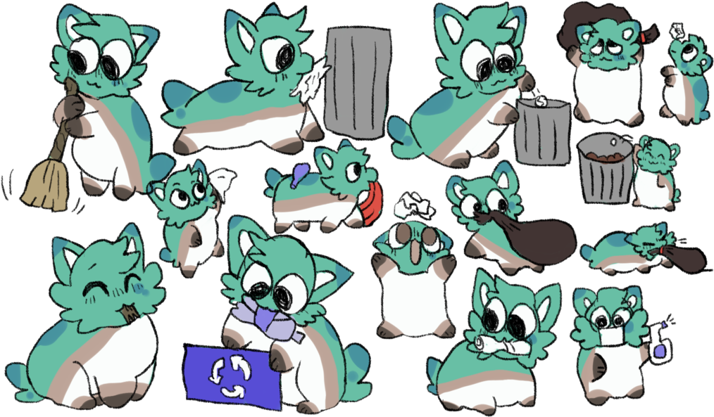 Download Clip Art Carnival Prompt Clean Up - Cartoon - ClipartKey