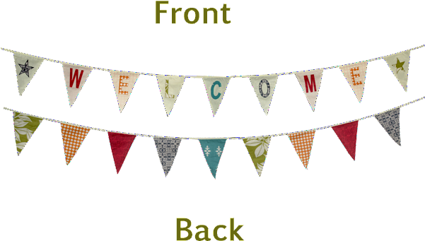 Download Hanging Flag Banner Png - Flag Banner Transparent Welcome ...