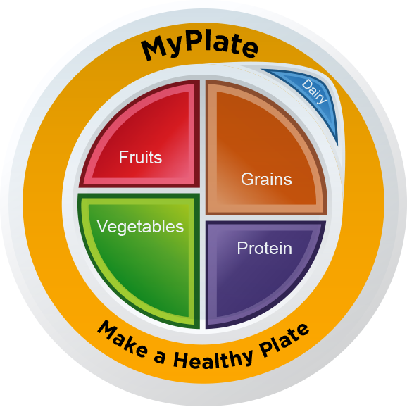 Download Nutrition Clipart Myplate - My Plate Clip Art - ClipartKey