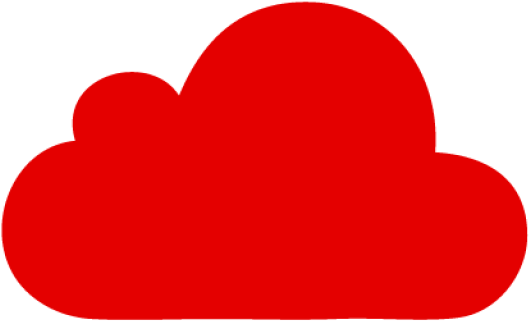Download Red Cloud Clipart Png - Cloud Logo Red Png - ClipartKey