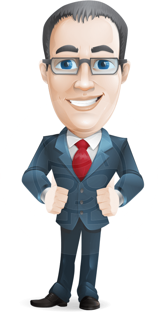 Download Transparent Cartoon Man Png - Cartoon Business Characters Png ...