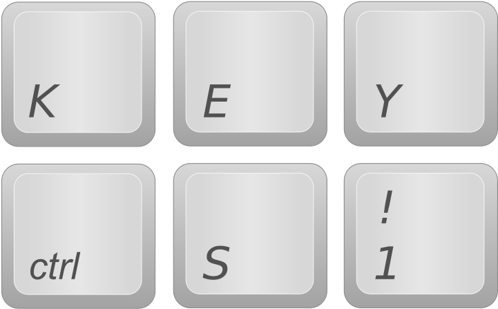 Download Keyboard Keys - Keyboard Keys Icons Png - ClipartKey