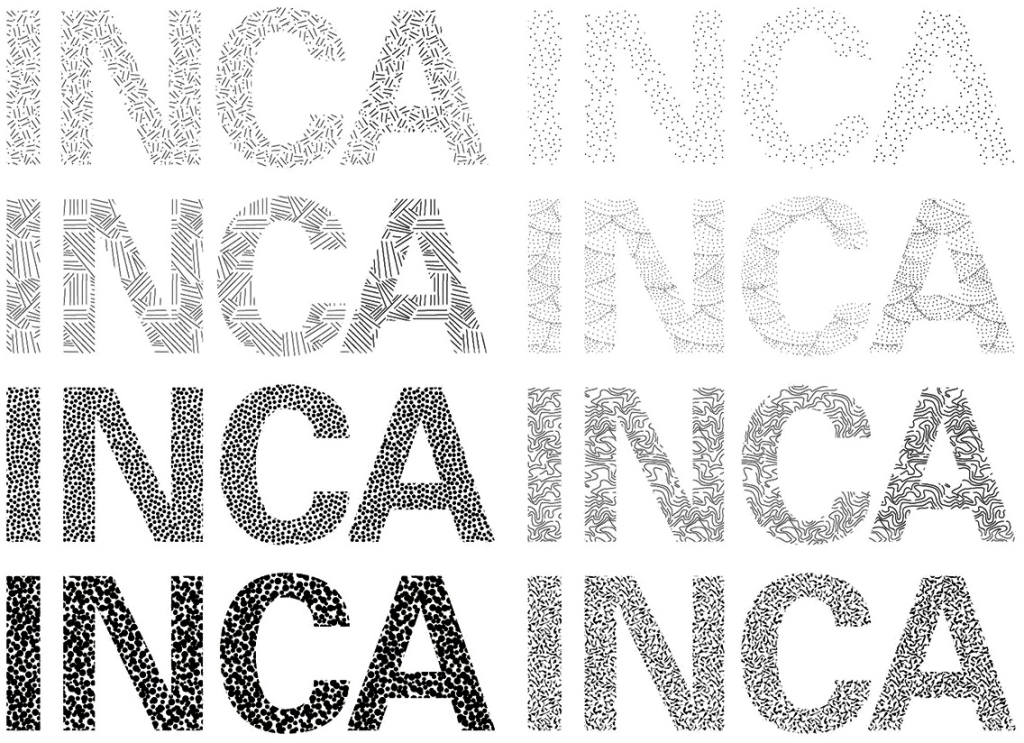 Download Clip Art Inca Font - Monochrome - ClipartKey