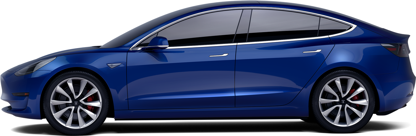 Download Tesla Car Png - Tesla Model 3 Red Color - ClipartKey