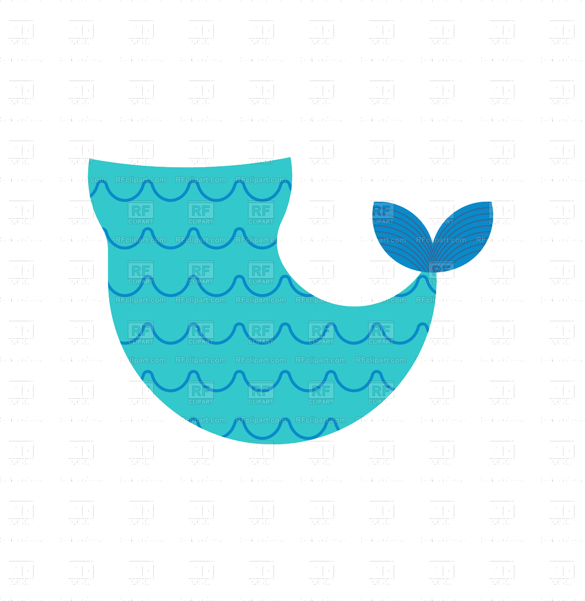 Download Mermaid Tail Isolated Template Vector Image Illustration ...