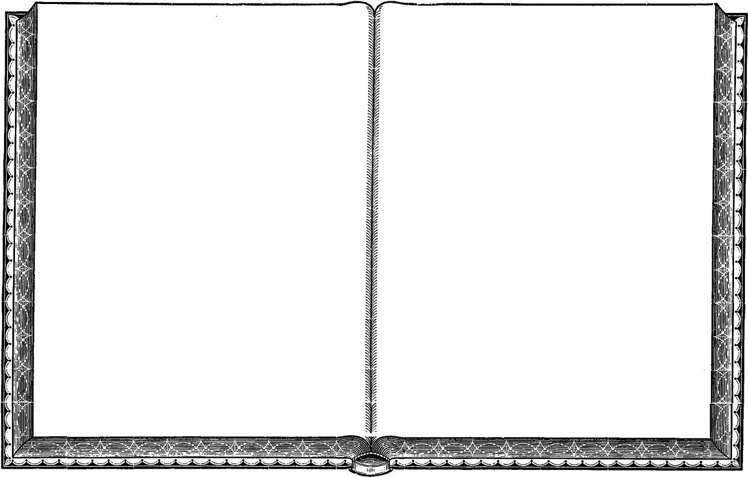 Download Book Frame Design - ClipartKey