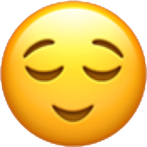 Download 😌 Relaxed 😌 - Blank Face Emoji Png - ClipartKey