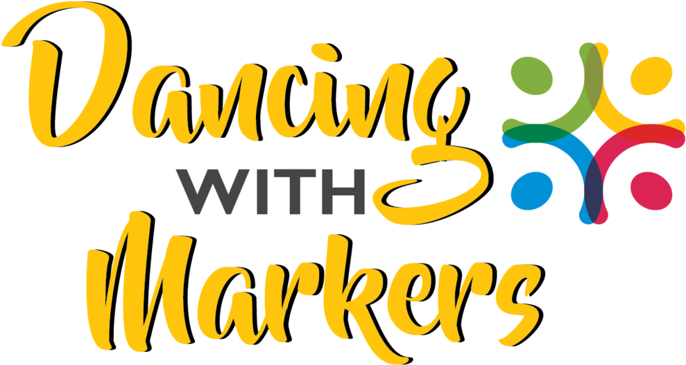 Download Dancing With Markers-01 - Calligraphy - ClipartKey