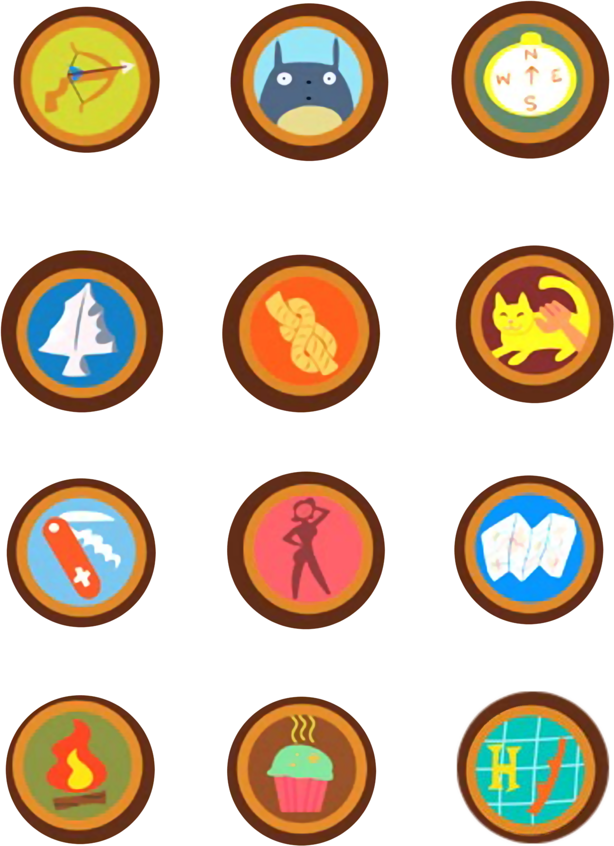 Download Wilderness Clipart Kid Explorer - Russell Up Badges Download ...