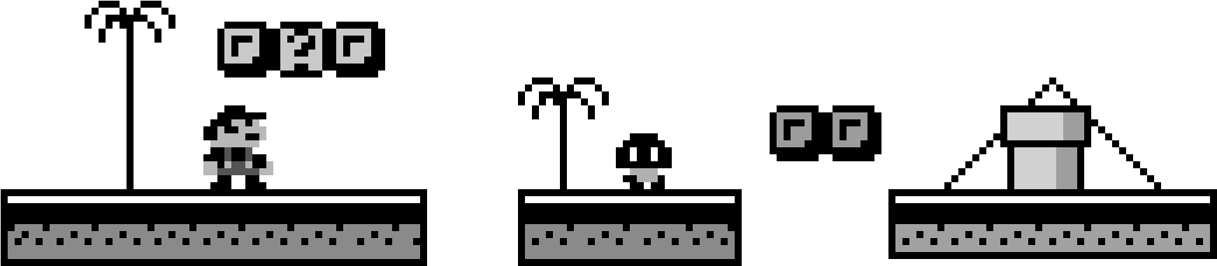 Download Transparent Mario Clipart Black And White - Mario Pixel Art ...