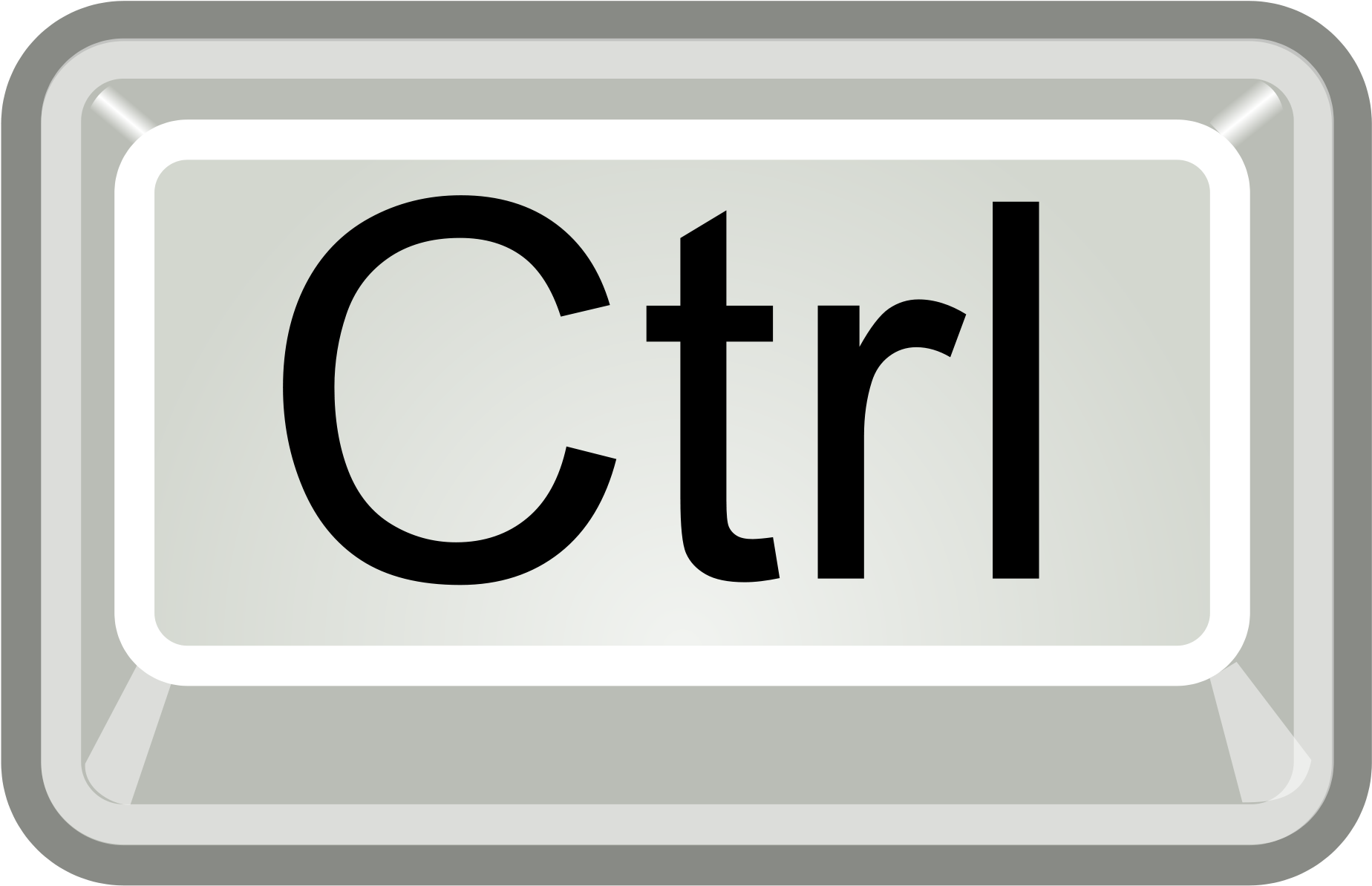 Download Keyboard Clipart Pixel Art - Ctrl Png - ClipartKey